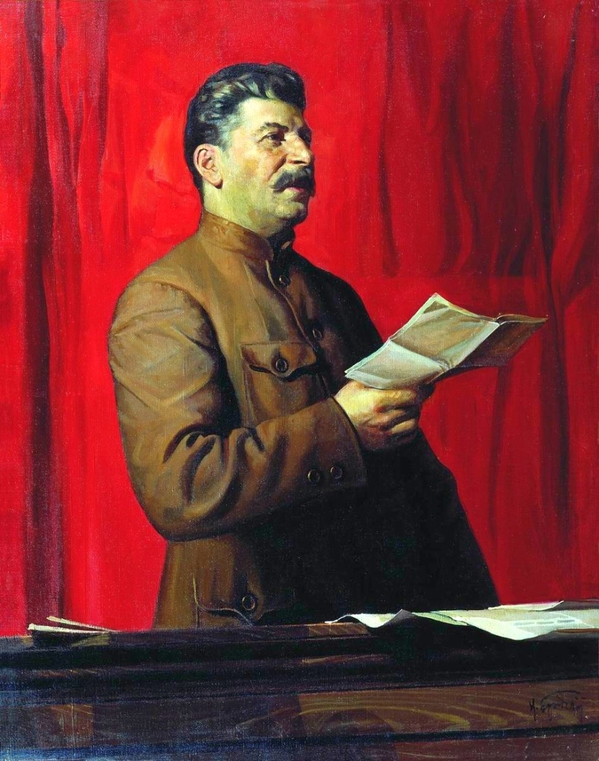 O realismo socialista na pintura (IV): Izaak Brodsky - Hora do Povo