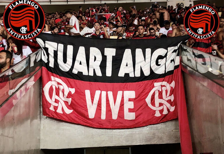 “Stuart Angel vive”: Torcedores do Flamengo estendem faixa durante ...