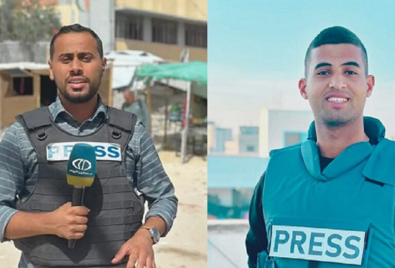 Jornalistas da Al Jazeera e Palestine Today assassinados por Israel em Gaza