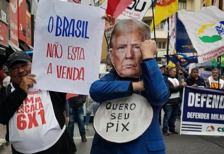 Ato na 25 de Março repudia ameaças de Trump e defende: “O Pix é do Brasil”